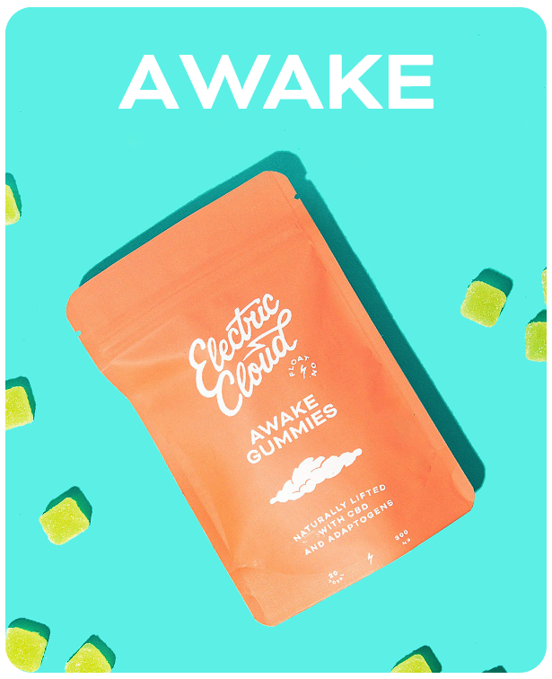 Awake Gummies – Electric Cloud - Naturally Lifted With CBD & Adaptogens™